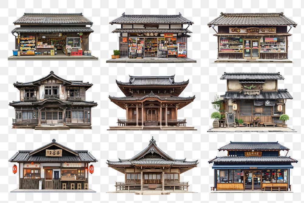 PNG Asian building architecture element | Premium PNG - rawpixel