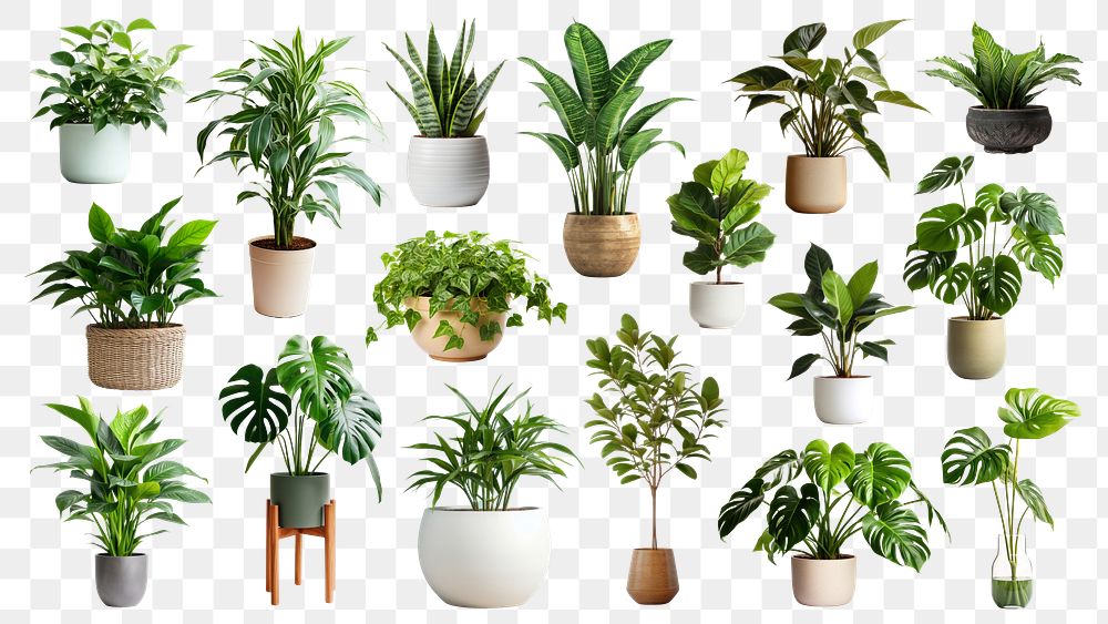 Indoor plant png element set, | Premium PNG - rawpixel