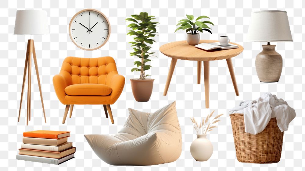 Home decor items png cut | Premium PNG - rawpixel