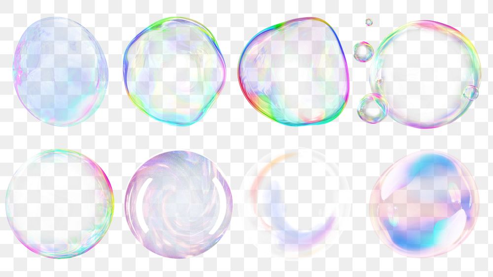 Bubble effects png cut set | Premium PNG - rawpixel
