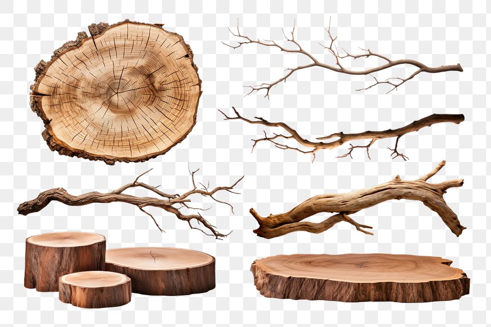 Tree trunk & stick png | Premium PNG - rawpixel