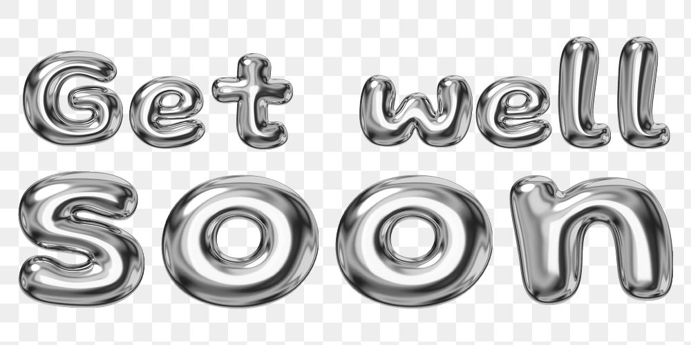 Get well soon word sticker | Free PNG - rawpixel