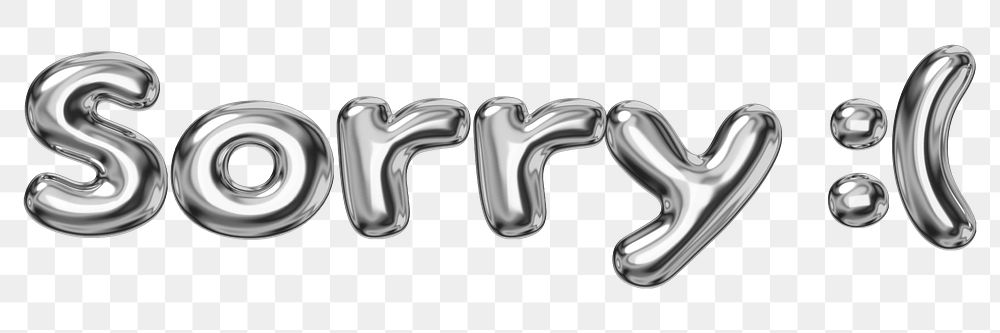 Sorry word sticker png element, | Free PNG - rawpixel