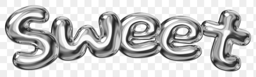 Sweet word sticker png element, | Free PNG - rawpixel