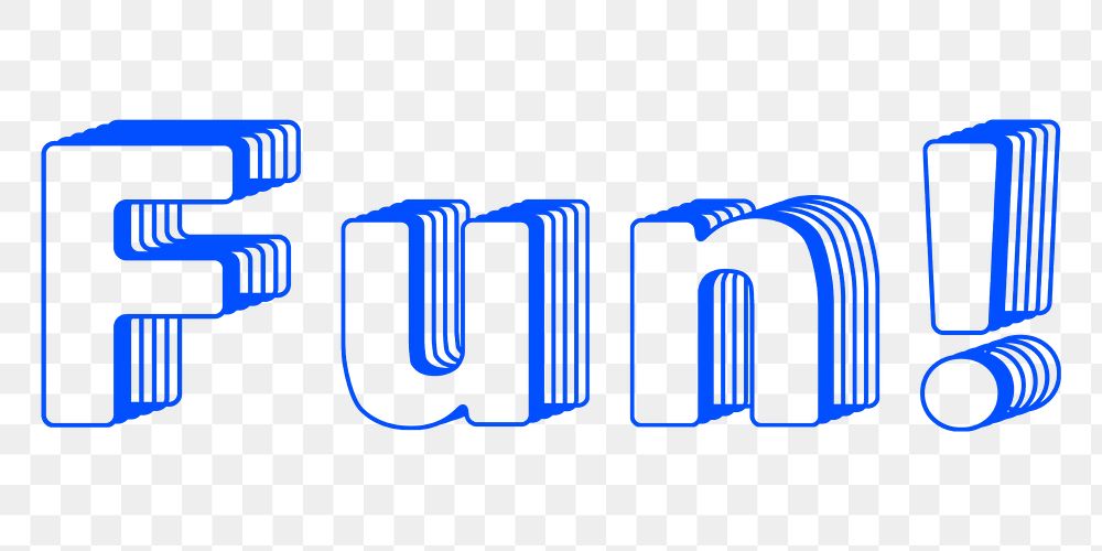 Fun word png level font, | Free PNG - rawpixel