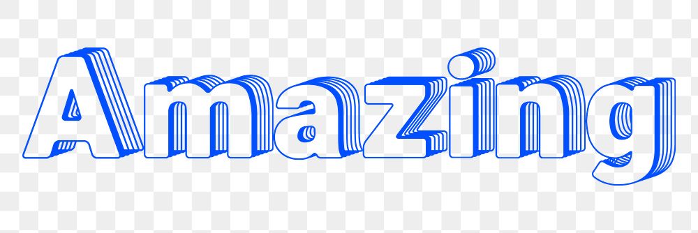 Amazing word png level font, | Free PNG - rawpixel