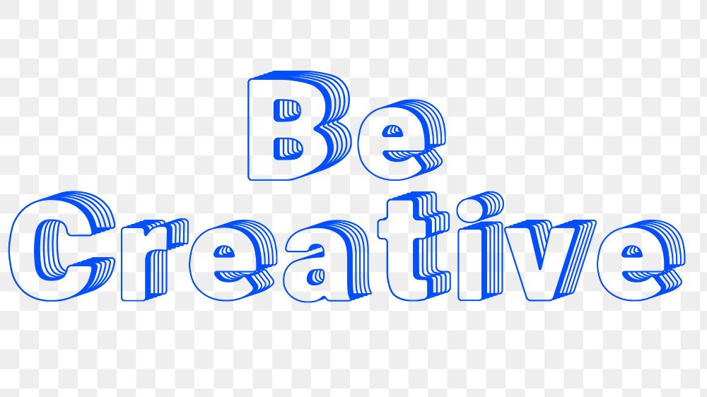 Be creative word png level | Free PNG - rawpixel