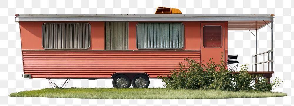 PNG Vintage mobile home exterior | Free PNG - rawpixel
