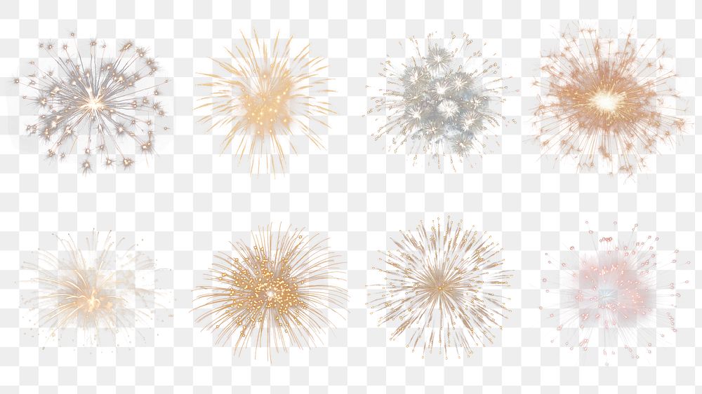 Firework png element set, transparent | Premium PNG - rawpixel