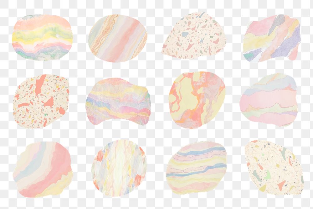 Pastel abstract shape png element | Premium PNG - rawpixel