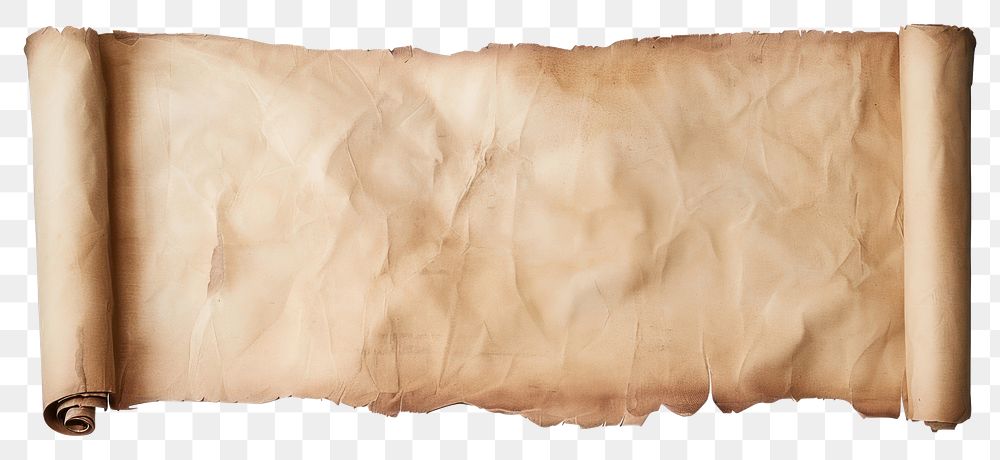 PNG Antique parchment scroll isolated | Premium PNG - rawpixel