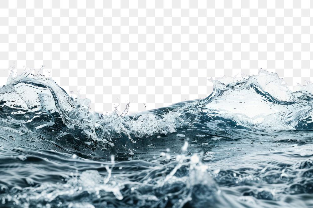 PNG Dynamic ocean waves splashing | Free PNG - rawpixel