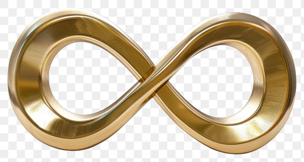 PNG Golden infinity symbol sculpture | Free PNG - rawpixel