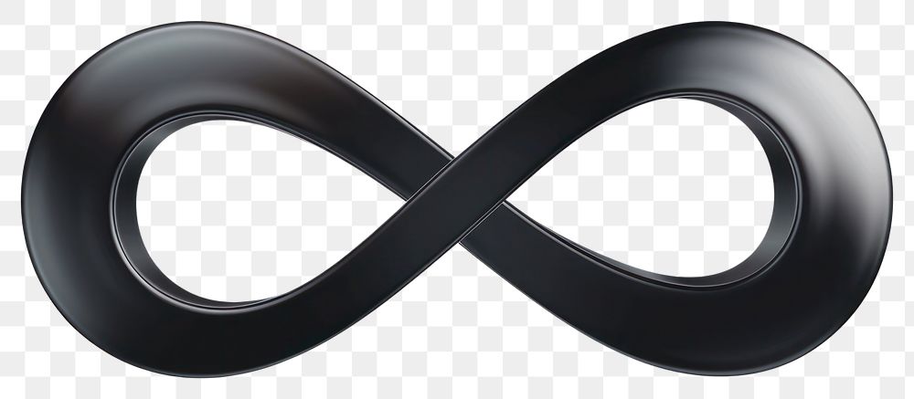 PNG Black infinity symbol white | Premium PNG - rawpixel