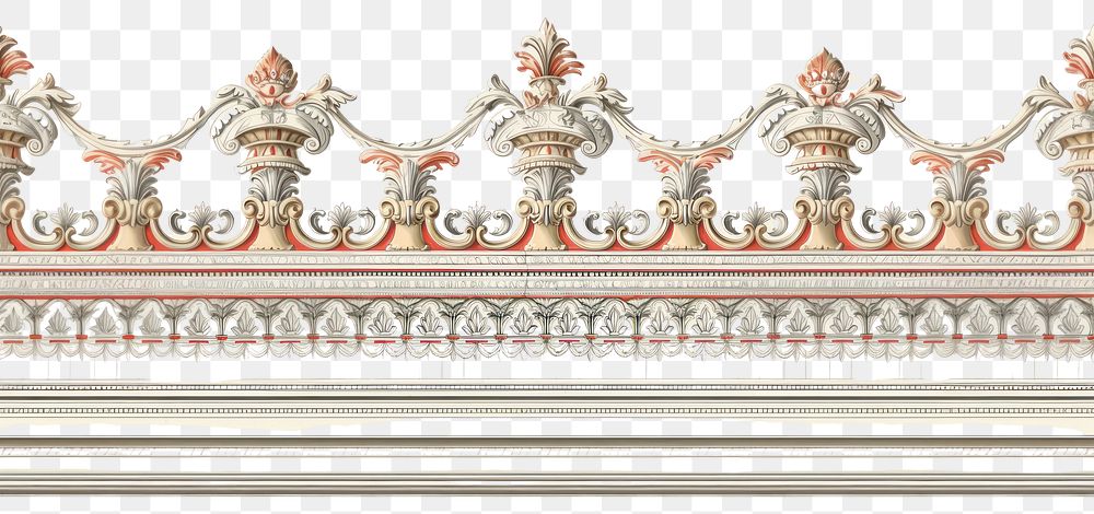 PNG Ornate classical architectural border | Free PNG - rawpixel