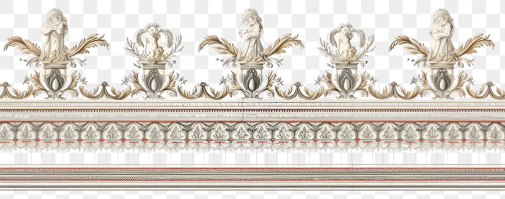 PNG Elegant classical architectural border | Free PNG - rawpixel