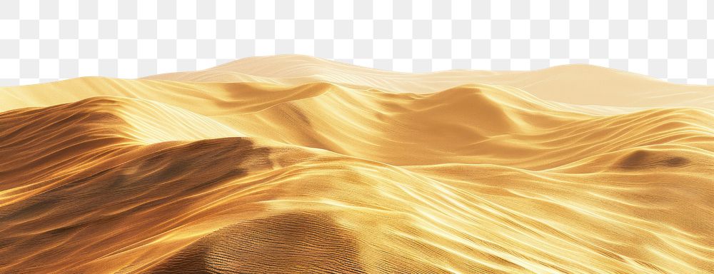 PNG Golden desert dunes landscape | Free PNG - rawpixel