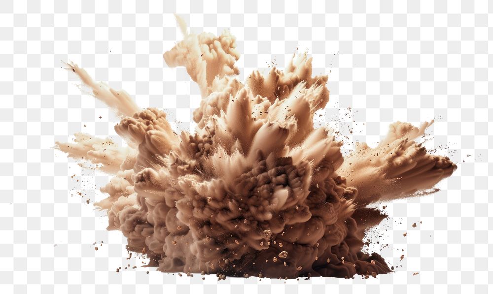 PNG Explosive chocolate powder burst | Free PNG - rawpixel