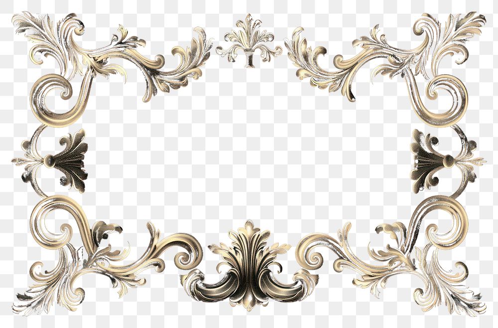 PNG Elegant vintage ornate frame | Premium PNG - rawpixel
