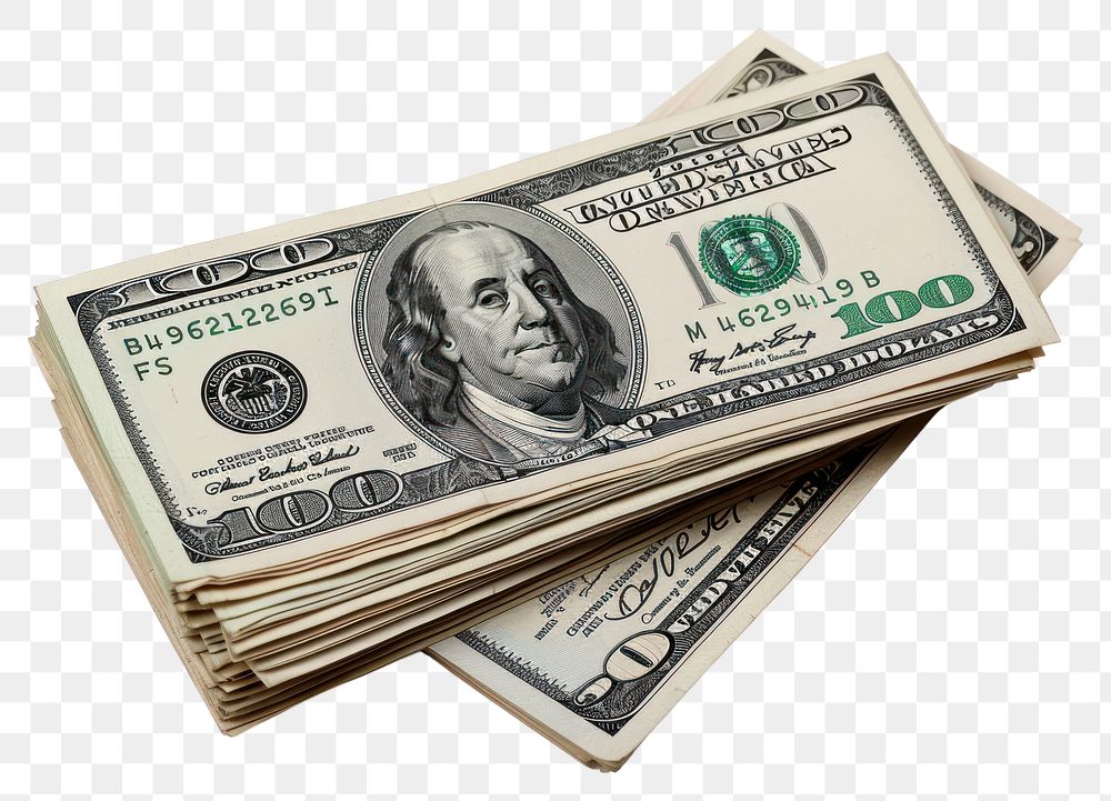 PNG Stacked hundred dollar bills | Free PNG - rawpixel