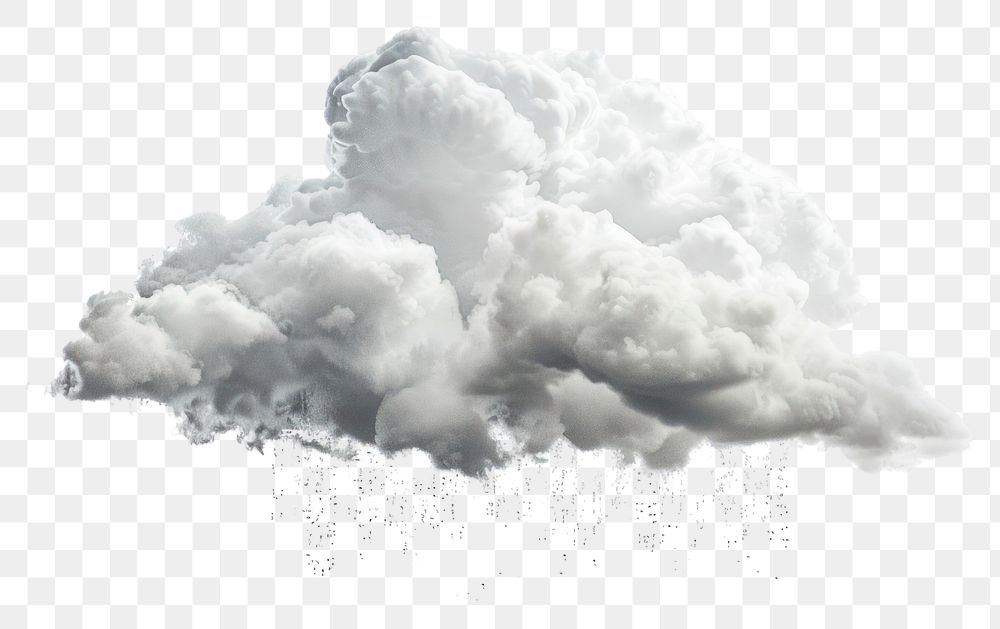 PNG Fluffy cloud raining softly | Premium PNG - rawpixel