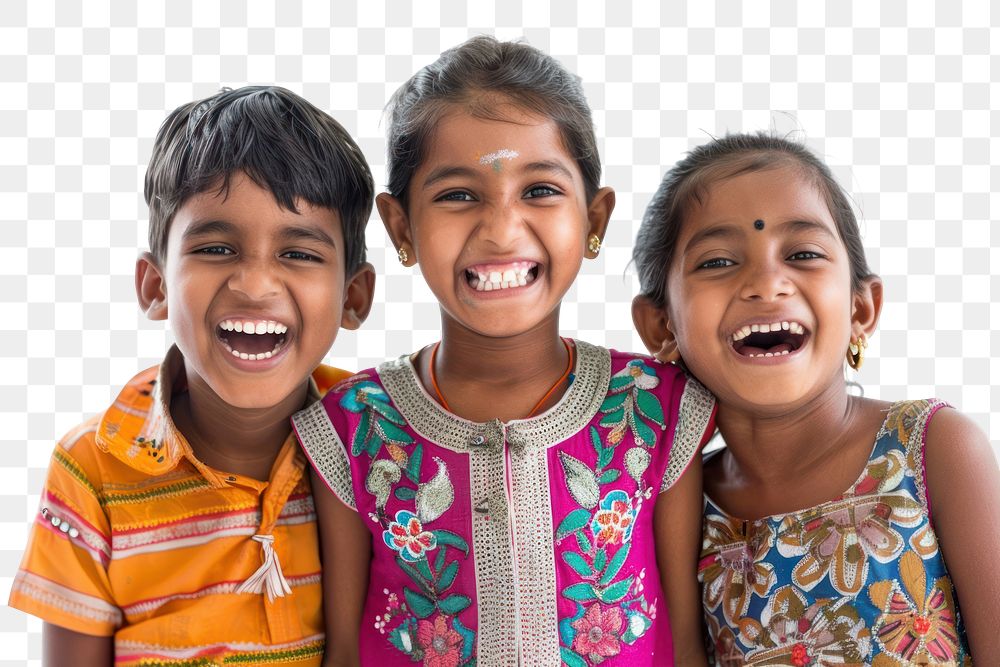 Happy children smiling together | Free PNG - rawpixel
