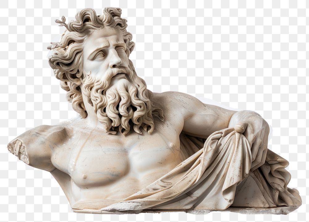 PNG Ancient Greek god sculpture | Free PNG - rawpixel