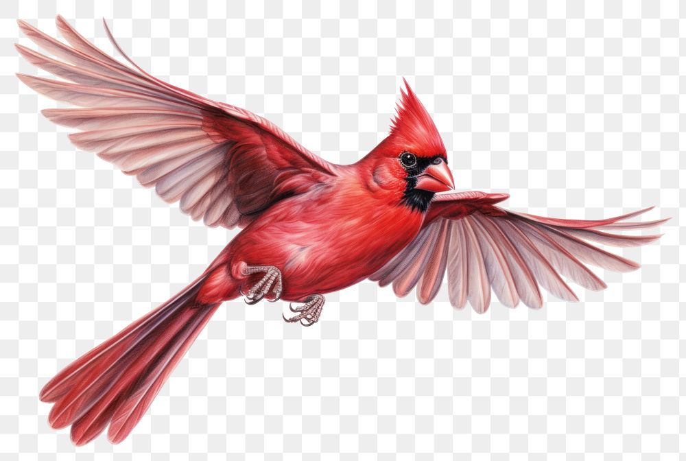PNG Flying Cardinal cardinal bird | Premium PNG - rawpixel