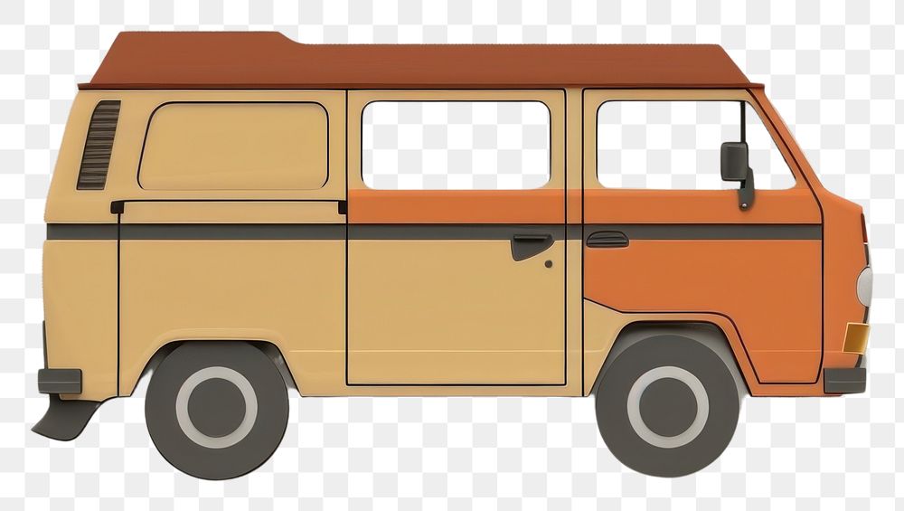 PNG Retro camper van illustration | Free PNG - rawpixel