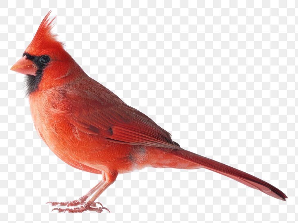 PNG Vibrant red cardinal bird | Free PNG - rawpixel