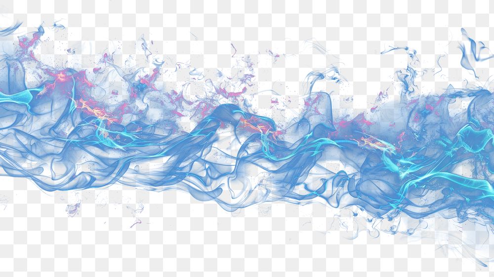 PNG Abstract fiery blue smoke | Free PNG - rawpixel
