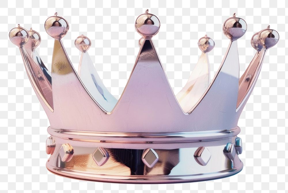 Elegant metallic crown icon | Free PNG - rawpixel