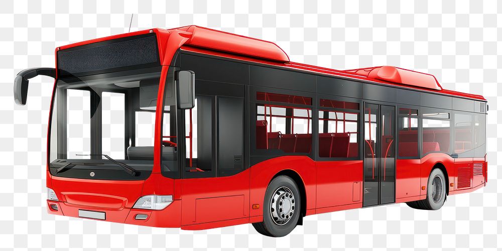 PNG Red modern bus transportation | Free PNG - rawpixel