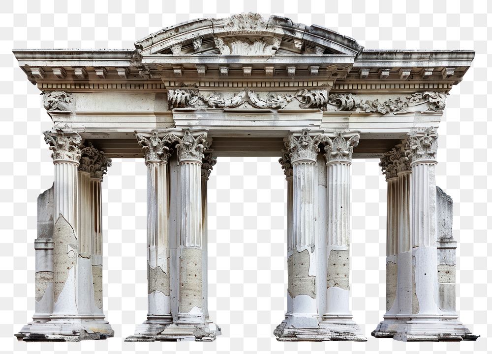 Ancient architectural column structure | Premium PNG - rawpixel