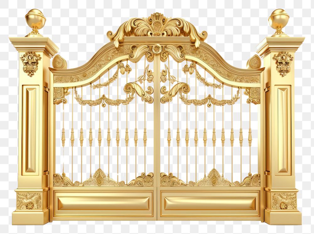 PNG Shiny Gold gate. | Free PNG - rawpixel