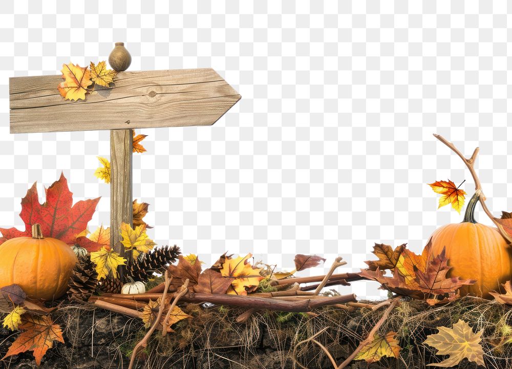 PNG Rustic fall harvest sign | Free PNG - rawpixel