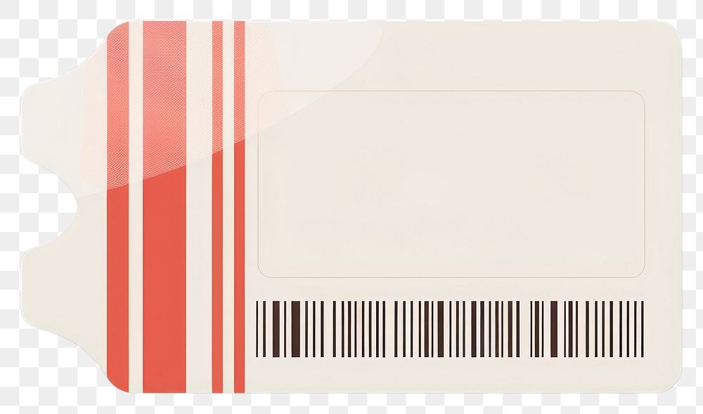 PNG Minimalist barcode ticket illustration | Free PNG - rawpixel