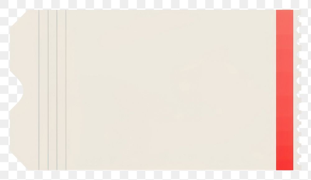 PNG Blank ticket red stripe | Free PNG - rawpixel