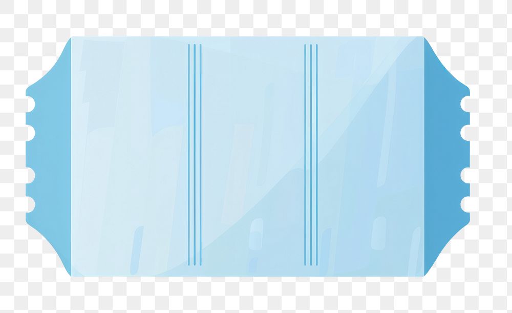 PNG Blue rectangular ticket illustration | Free PNG - rawpixel