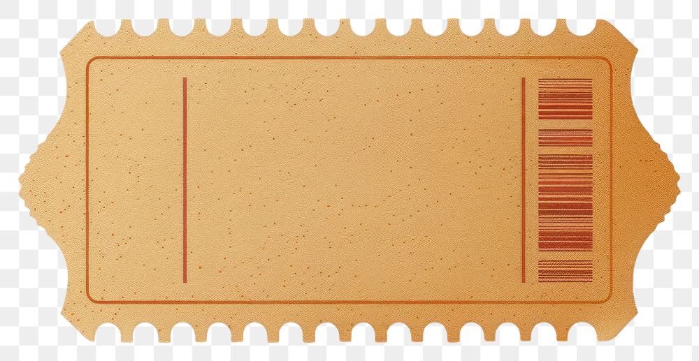 PNG Vintage ticket stub illustration | Free PNG - rawpixel