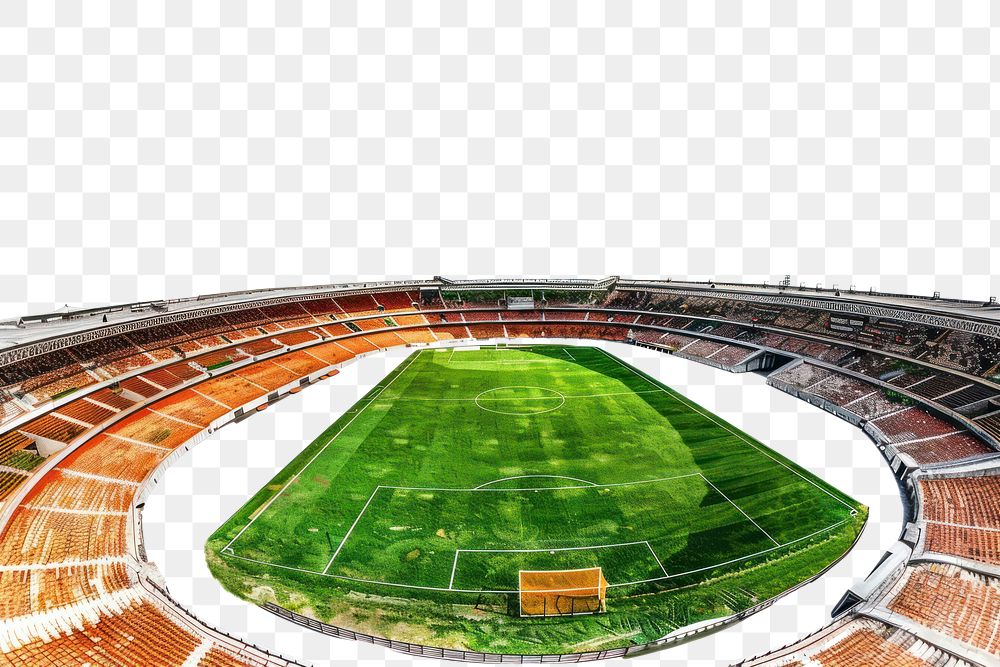 PNG Vibrant football stadium aerial | Free PNG - rawpixel