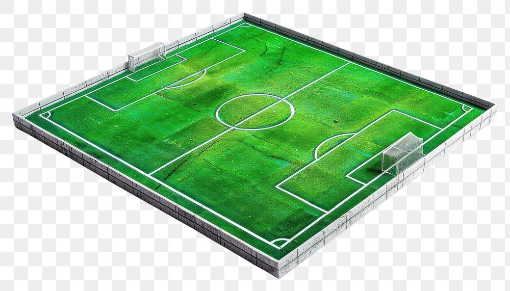 PNG Miniature soccer field model | Free PNG - rawpixel