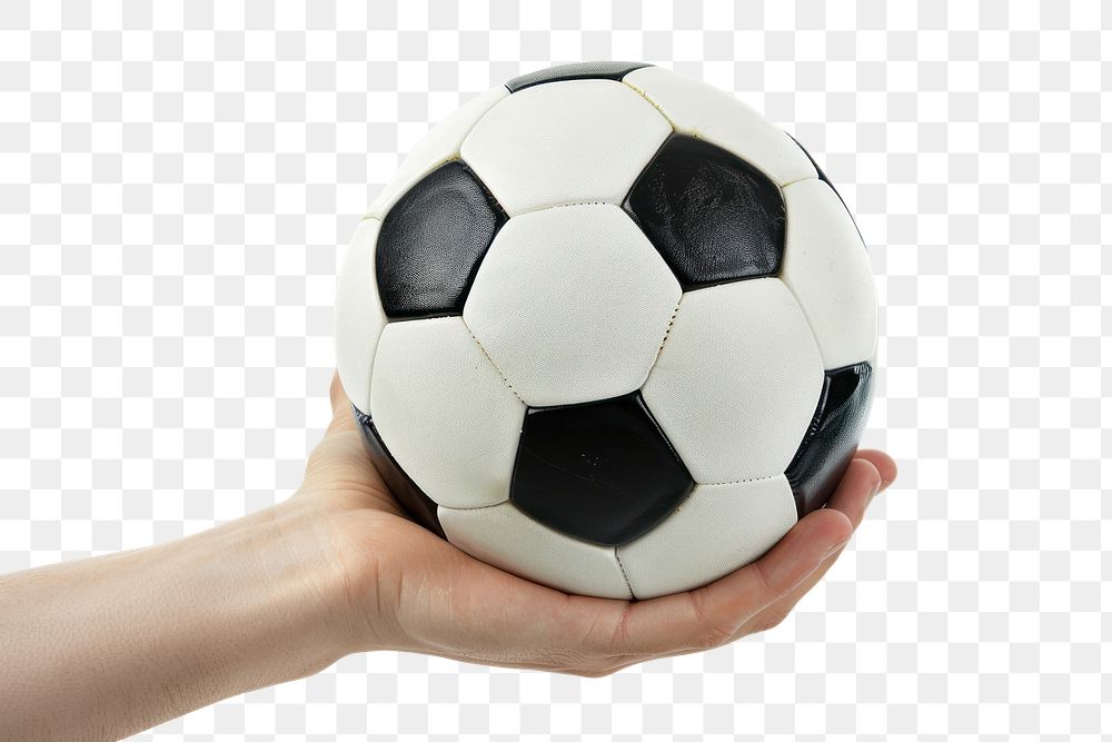 PNG Hand holding soccer ball | Free PNG - rawpixel