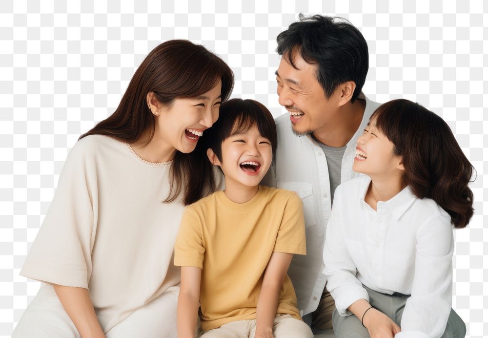 PNG Happy family laughing together | Free PNG - rawpixel