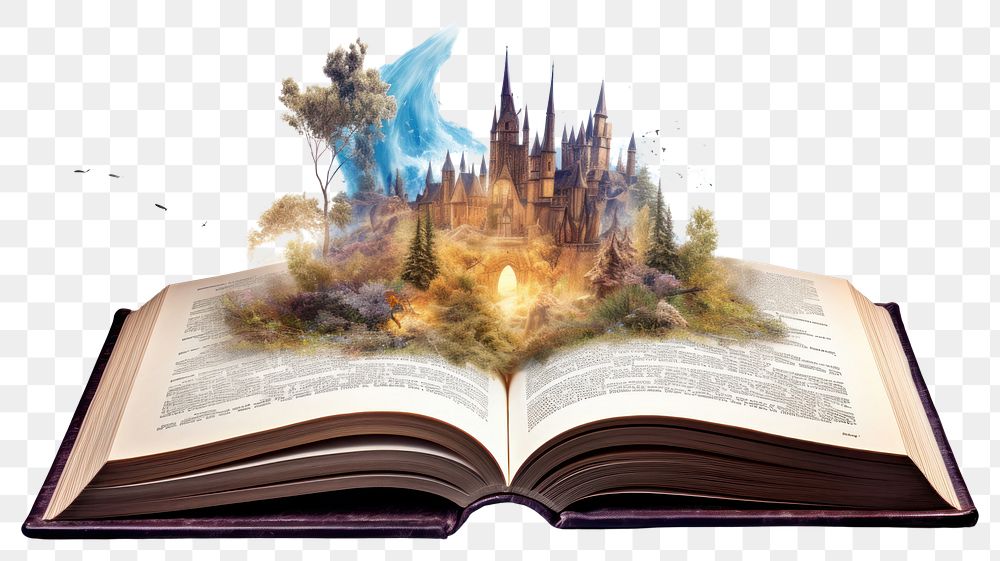 PNG Fantasy book magical world | Premium PNG - rawpixel