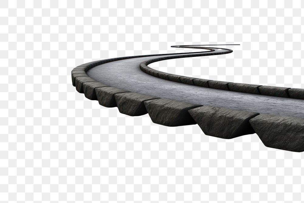 PNG Curved road stone edges | Free PNG - rawpixel