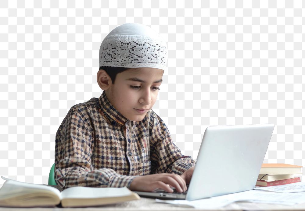 PNG Muslim boy student studying | Premium PNG - rawpixel
