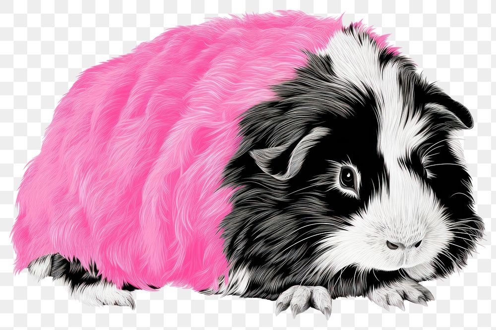 PNG Colorful guinea pig illustration | Free PNG - rawpixel