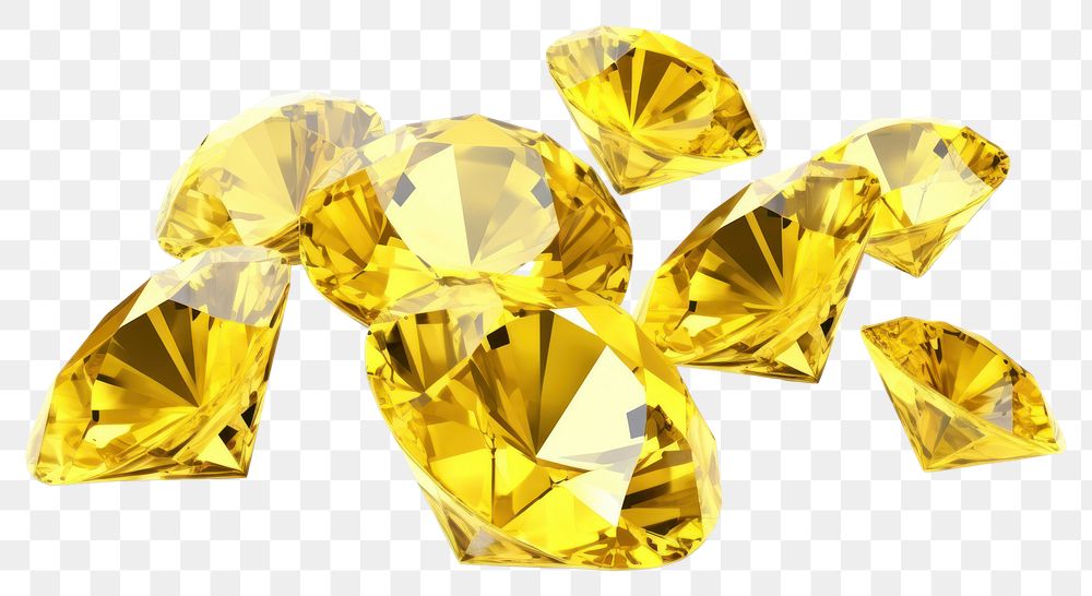 PNG Shiny yellow diamonds display | Free PNG - rawpixel