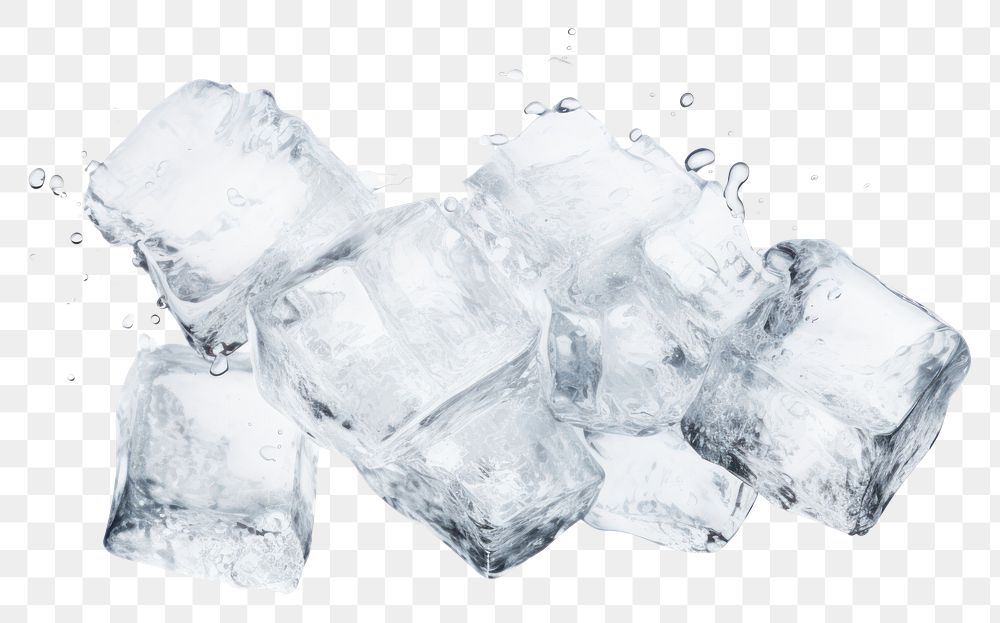Clear ice cubes water splash | Free PNG - rawpixel